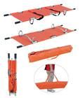 China Patient Transfer Portable Folding Stretcher Manual Ambulance for sale