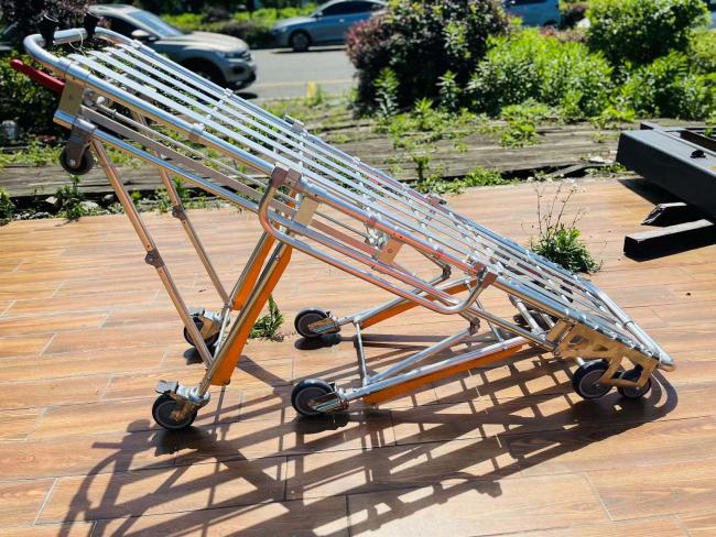 190*55*92CM Foldable Aluminum Alloy Ambulance Stretcher With Leg Adjustment For Transporting The Wounded