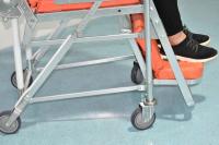 China 196×55×86cm Folding Ambulance Stretcher Adjustable for sale
