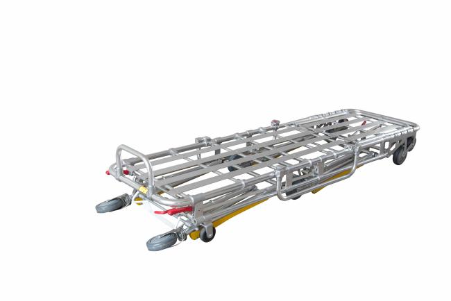 190*55*92CM Foldable Aluminum Alloy Ambulance Stretcher With Leg Adjustment For Transporting The Wounded