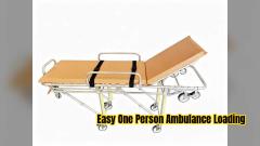 Automatic Loading Rescue Stretcher with Adjustable Backrest