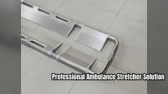 Aluminum Alloy Scoop Stretcher with Six Boards, Essential for Emergency Treatment and Fire Rescue