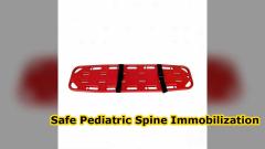 Pediatric emergency spinal board