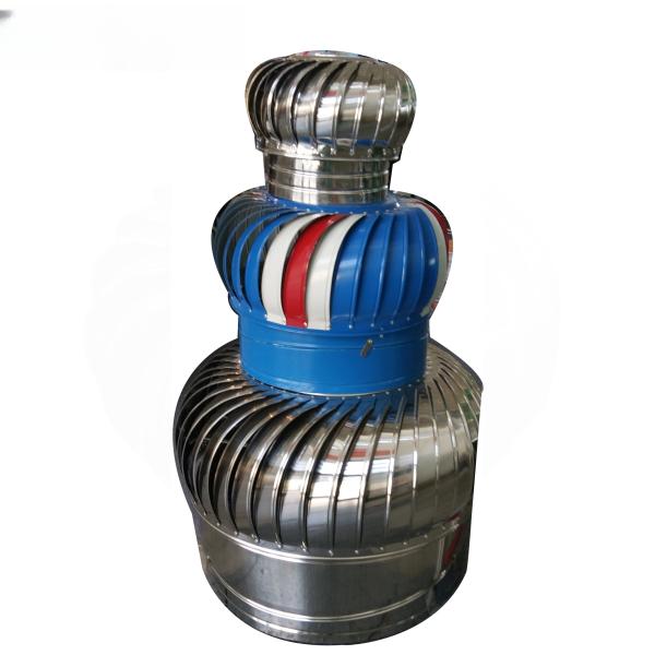 Quality Source Factory Stainless Steel Roof Ventilating Fan Without Power Wind Drive Poultry Pig Farm Turbine Roof Exhaust Fans for sale