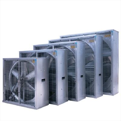 China Big Blade Wall Mounted 1380mm Poultry Small Shutter Hammer Fan for Greenhouse and Farms Cooling System for sale