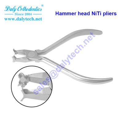 China Hammer head NiTi pliers of forceps dentales from orthodontics inc for sale