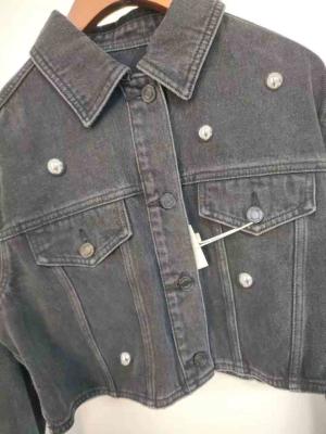 Cina Vintage Eleganza Giubbotto in Denim Tagliato Moderno Edgy Cerca Vari Abiti in vendita