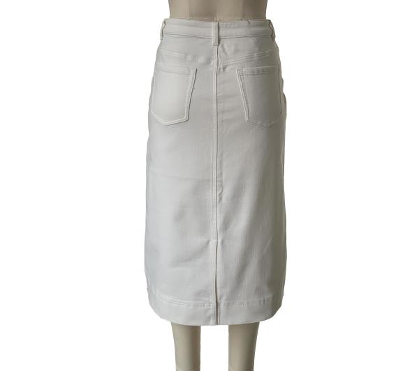 Quality High Waisted Denim Skirt Long Jean Skirt For A Flattering And Elegant Silhouette for sale