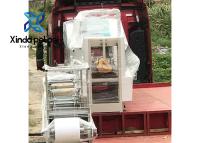 China 3phase Adjustable Square Bottom Paper Bag Making Machine With Handle D Cut for sale