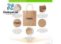 China 3phase Adjustable Square Bottom Paper Bag Making Machine With Handle D Cut for sale