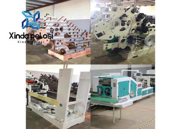 Quality 3phase Adjustable Square Bottom Paper Bag Making Machine With Handle D Cut for sale