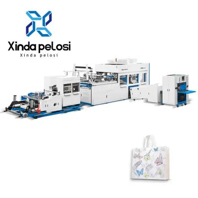 China CE ISO Certification Nonwoven Shopping Bag Making Machines With Double Side Handle for sale