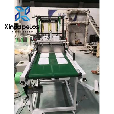 China Four Lines Heat Sealing Cold Cutting Bag Sealing And Cutting Machine 1.1kw for sale