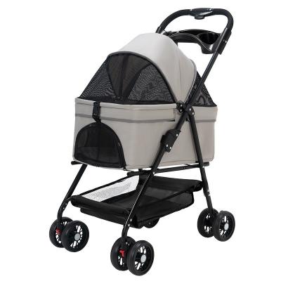 Cina Comodo passeggino per animali pieghevole colore Custom Nylon gatto passeggino per cani,Oem, passeggino per cani Pet Smart,Puppy passeggino in vendita