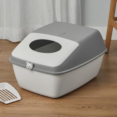 Cina Scatola di plastica durabile per gatti di design leggero Scatola di lettiera per gattini in vendita