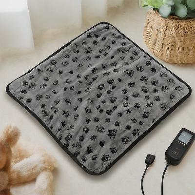 Cina Scaldo per animali domestici tappetino di riscaldamento interno letto per cani elettrico pad di riscaldamento con protezione del timer di 2 ore in vendita