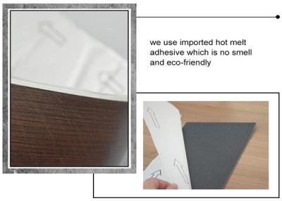 Cina Buccia di legno di sguardo del PVC e vinile del bastone che pavimenta 12