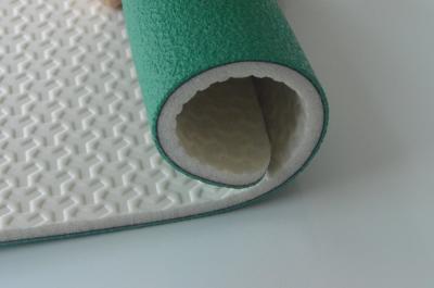 Cina rivestimento per pavimenti Crystal Pattern della palestra di pallacanestro della spugna del PVC di 6.0mm in vendita