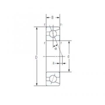 China NACHI 7206C angular contact ball bearings for sale