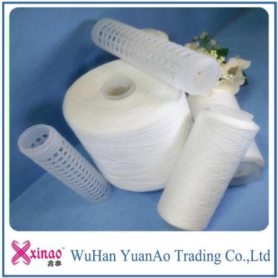 China Aufbereiteter hoher Hartnäckigkeits-Ring spann Polyester-Garn-Herstellungsverfahren 1.33D * 38mm zu verkaufen