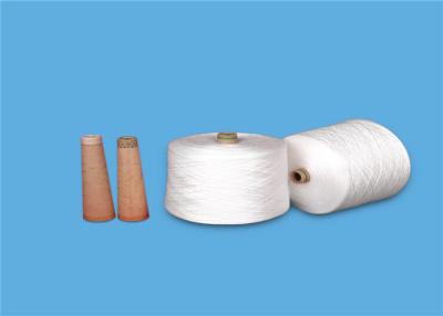 China Raw white pattern 100% sewing spun polyester yarn Eco - Friendly for sale