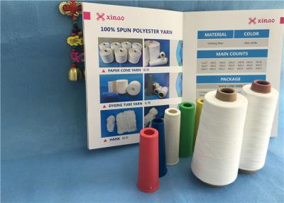 China Het ruwe Witte Heldere/Semi Saaie Naaien spon Polyestergaren met ISO9001-Certificatie Te koop