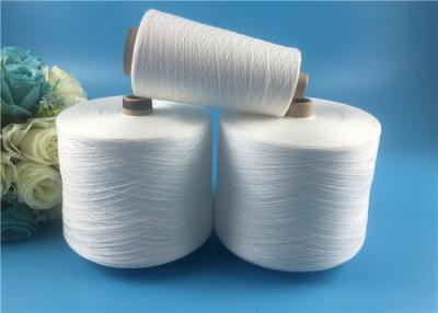 China Raw white Ring Spun 100 Spun Polyester Yarn 60s / 2 Well sewing function for sale