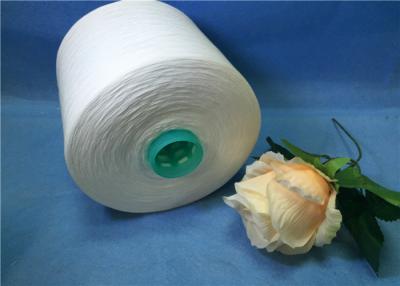 China 100% spannen Polyester-Faden-nähendes Garn 1.25KGS/Kegel, rohes Weiß zu verkaufen