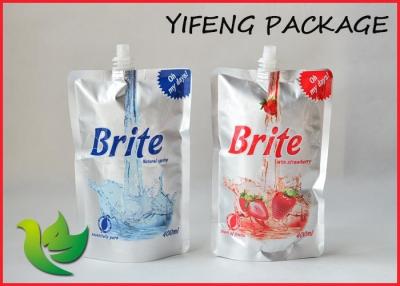 China Custom Printing Spout Pouch Bag Stand up For Juice , 200ML - 500ML for sale