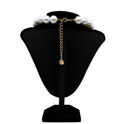 中国 女性のためのたがの形のあたりの真珠のMoissaniteの方法宝石類のネックレス 販売のため