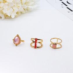 中国 注文の宝石用原石の真珠の宝石類の女性のための調節可能な約束のヒスイ リング15 - 18mm 販売のため