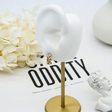 中国 Cut Earrings Diamond 14kの金10mmの王女の金の軟骨のイヤリング 販売のため