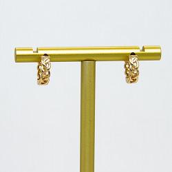中国 Cut Earrings Diamond 14kの金10mmの王女の金の軟骨のイヤリング 販売のため