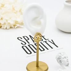 Cina Le donne adattano ad orecchini dei gioielli piccolo Sterling Silver Pearl Huggie Earrings in vendita