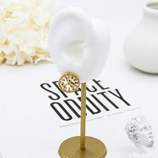 Cina Le donne adattano ad orecchini dei gioielli piccolo Sterling Silver Pearl Huggie Earrings in vendita