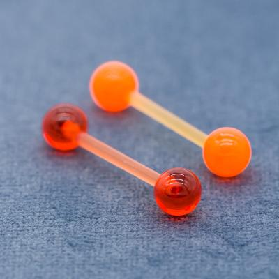 Cina palla Exposy perforante delle gemme dei gioielli della lingua sveglia di 14G 16mm per il regalo in vendita