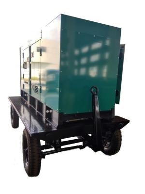 China 400V Silent Diesel Generator H Insulation Trailer Mounted Generator for sale
