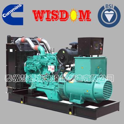 China 400kVA Open Diesel Generator Set Black Cummins Industrial Generator for sale