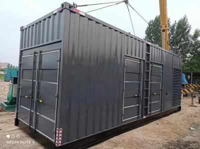 China Container Type Diesel Generator Set Green 600 Kw Diesel Generator for sale