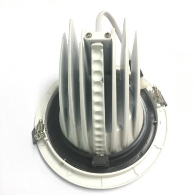 China Jeefly aluminum 14*10cm ,625.0g surface spray white elephant trunk light heat sink for sale