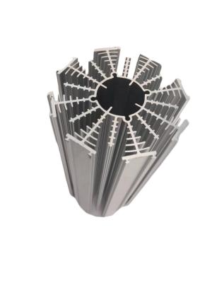 China Jeefly aluminum extrusion 15.6*7.3cm ,396.7g surface cleaning and sandblasting downlight heat sink for sale