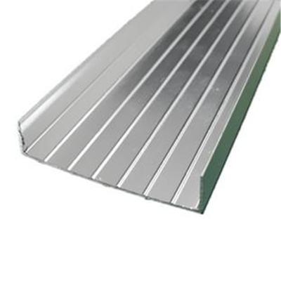 China Jeefly hardware customized U slot aluminium extrusion profile for construction for sale