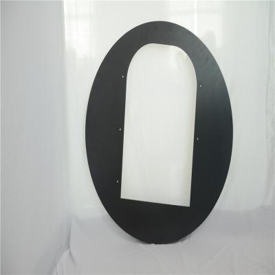 China Jeefly hardware customized iron mirror frame with varnished surface for sale