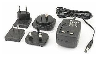 China 12W switching power adapter with detachable AU, EU, USA, UK AC plug for sale