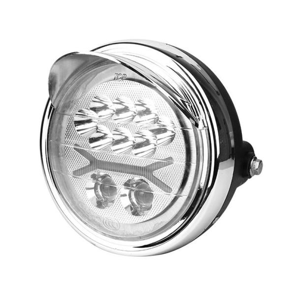 Quality All Weather Motorcycle Headlight Assembly Impact Resistant Motorcycle Head Lights 2600LM For Illumination for sale