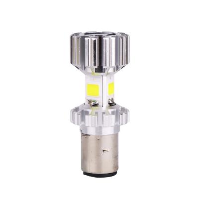 China Low Beam / High Beam Motorcycle Spotlight Bulbs 3200K - 6500K Motorbike Bulbs Two Claws Aluminum Alloy Shell for sale