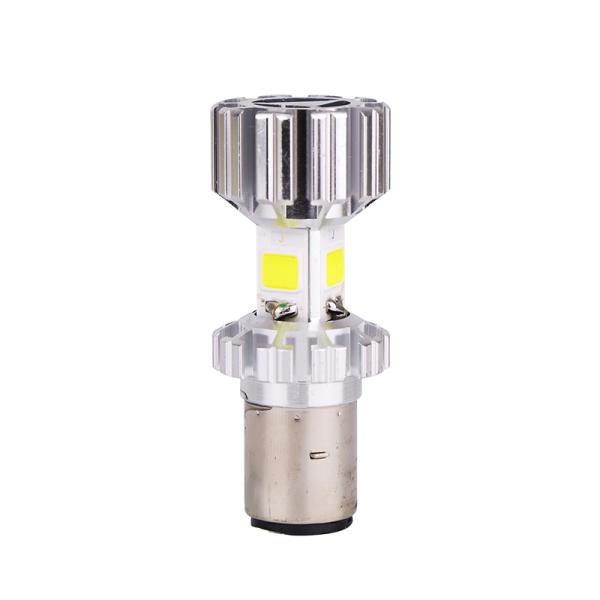 Quality Low Beam / High Beam Motorcycle Spotlight Bulbs 3200K - 6500K Motorbike Bulbs Two Claws Aluminum Alloy Shell for sale