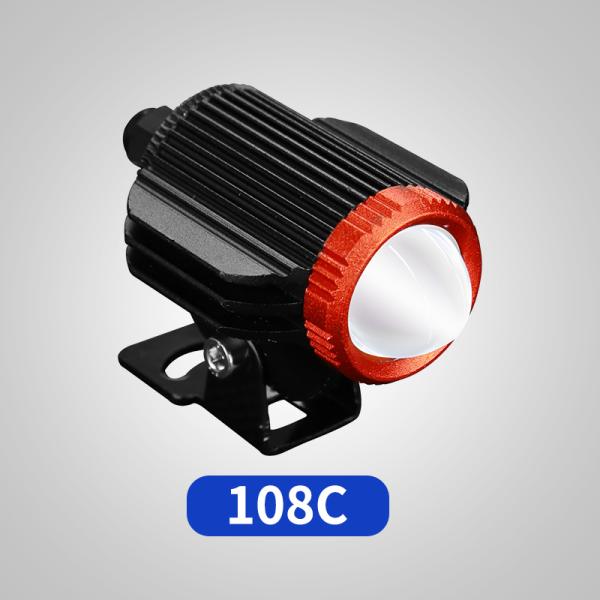 Quality 12V - 85V Motorcycle External Spotlight 1200LM Motorcycle Riding Lights Aluminum Alloy for sale