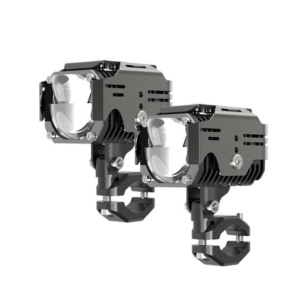 Quality 90W LED Motorcycle Spotlight 3500K - 6500K Motorcycle Auxiliary Lights 12V - 80V 9000LM for sale