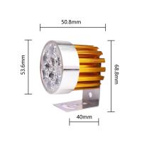 China 9~80V Motorcycle External Spotlight Single White Light Smart Temperature Control for sale